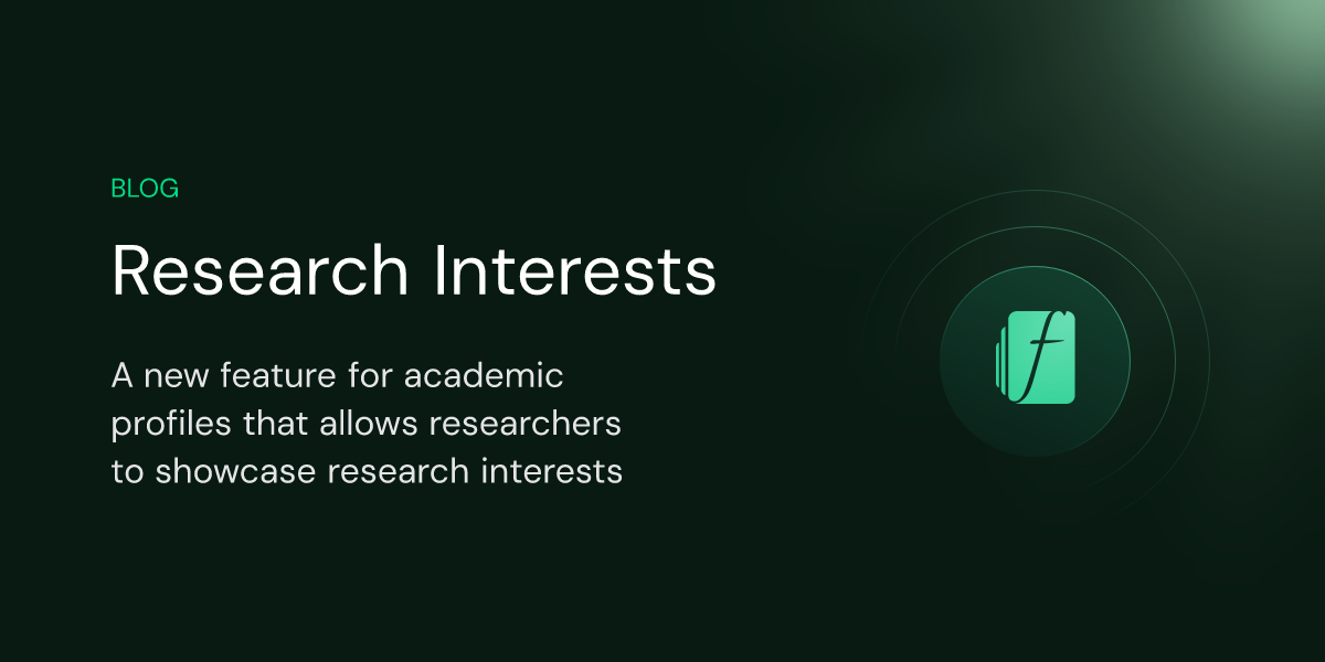 Introducing Research Interests | Faculty Bio